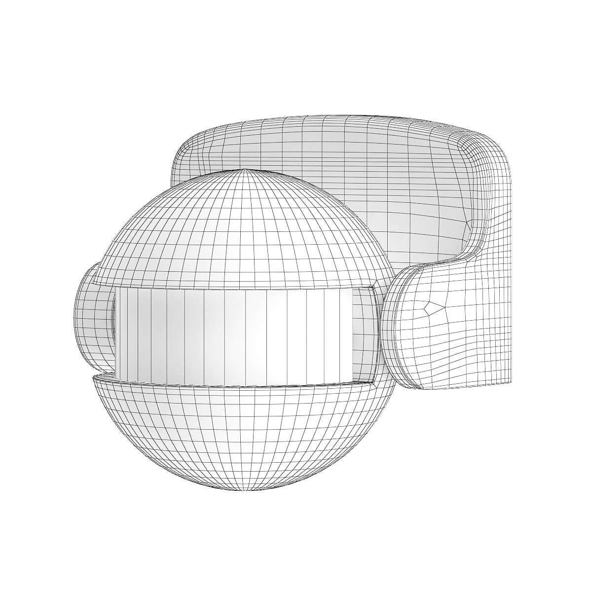 Motion Detector - Free 3D Model by cgaxis