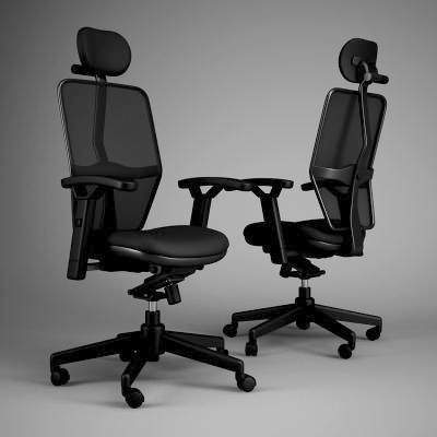Office Chair 46 - 3D Model by cgaxis