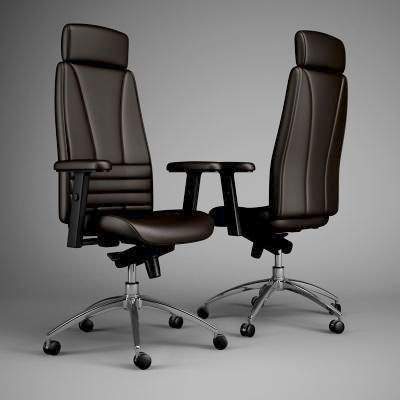 Office Chair 47 - 3D Model by cgaxis