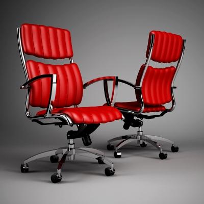 Office Chair 52 - 3D Model by cgaxis