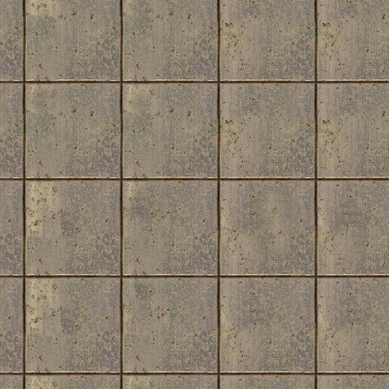 Old Metal Panels PBR Texture by cgaxis