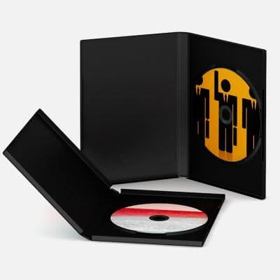 Open DVD Cases - 3D Model by cgaxis