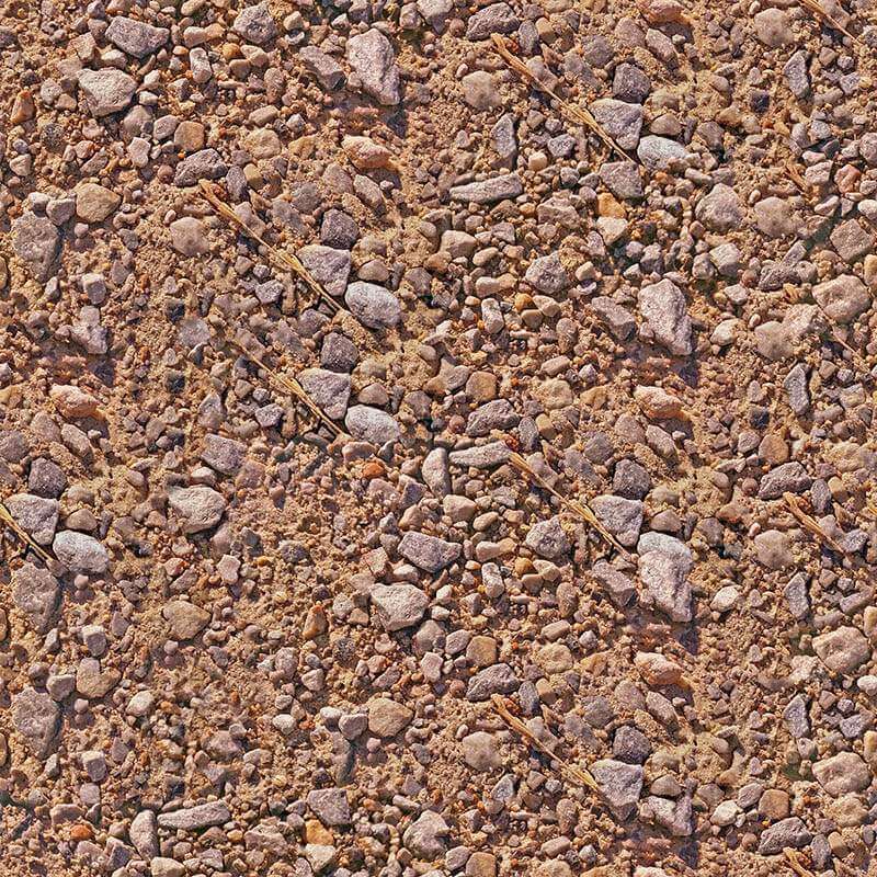 Orange Dirt with Stones PBR Texture by cgaxis