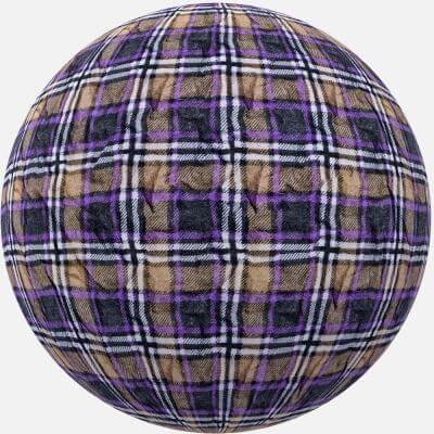 Patterned Fabric PBR Texture by cgaxis