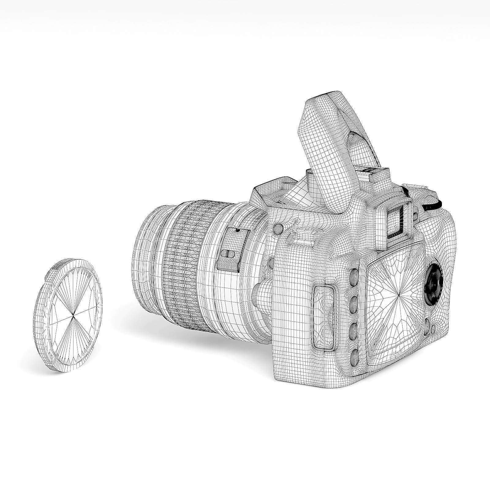 Photo Camera - 3D Model by cgaxis
