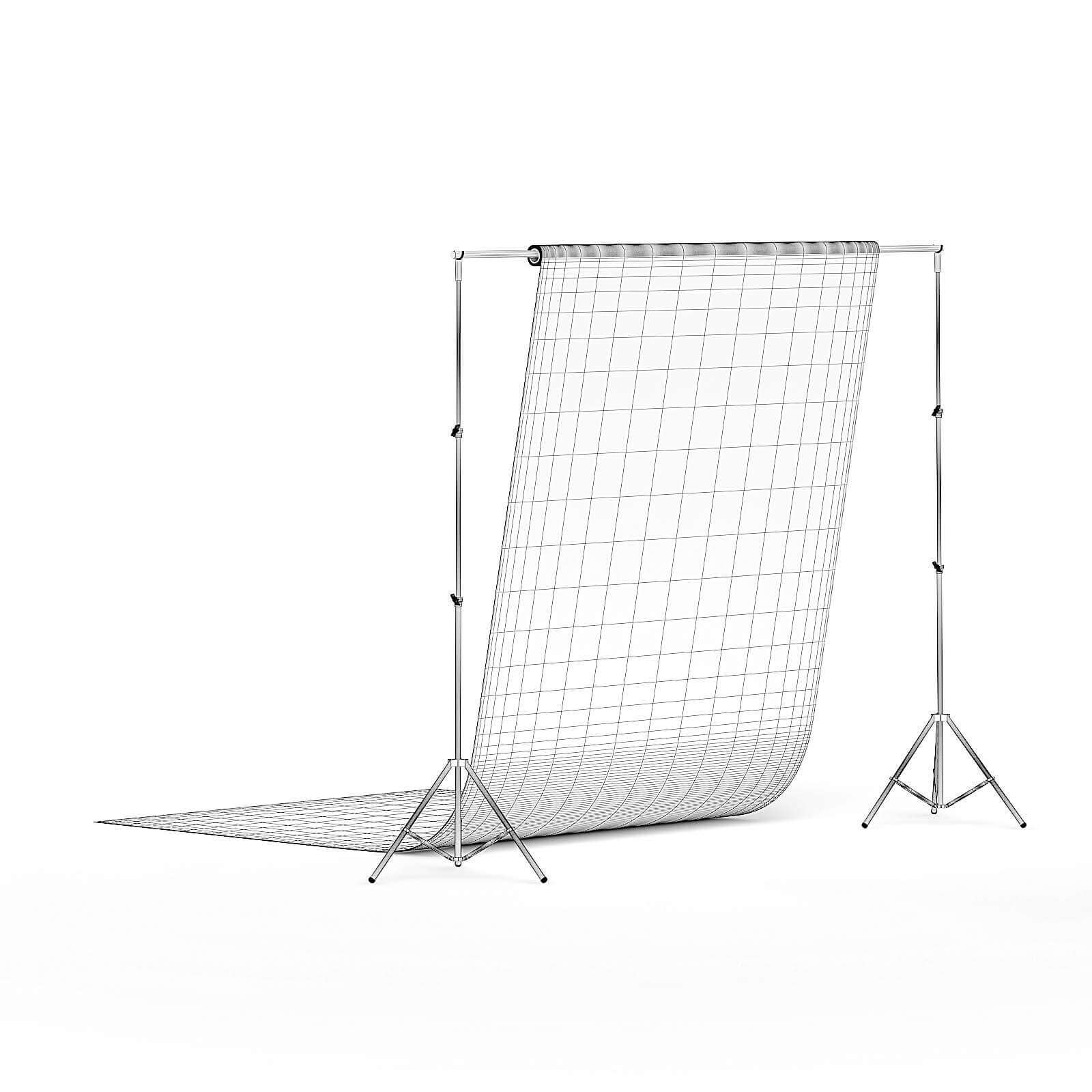 Photo Studio Background - 3D Model by cgaxis