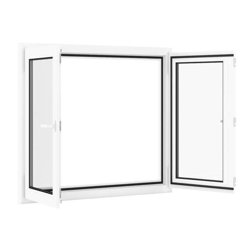 Plastic Window 1322mm x 1120mm - 3D Model by cgaxis