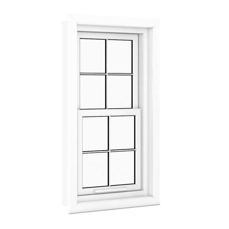 Plastic Window 960mm x 1660mm - 3D Model by cgaxis