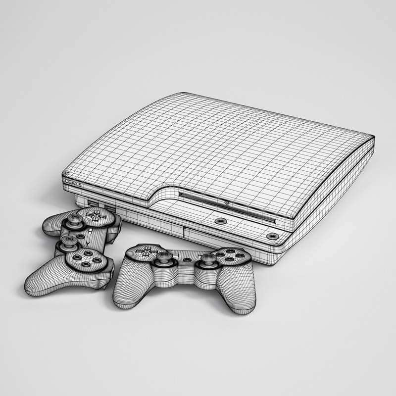 Playstation - 3D Model by cgaxis