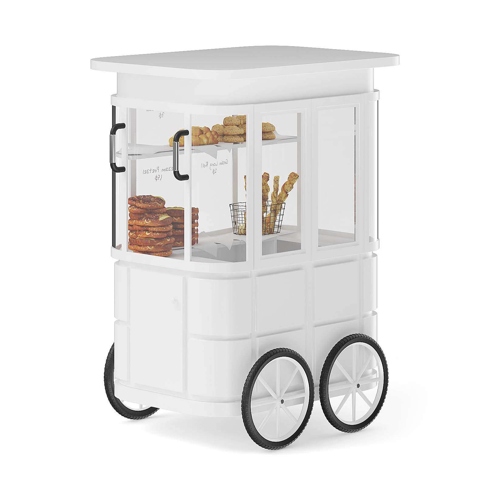 Pretzel Stall - 3D Model by cgaxis