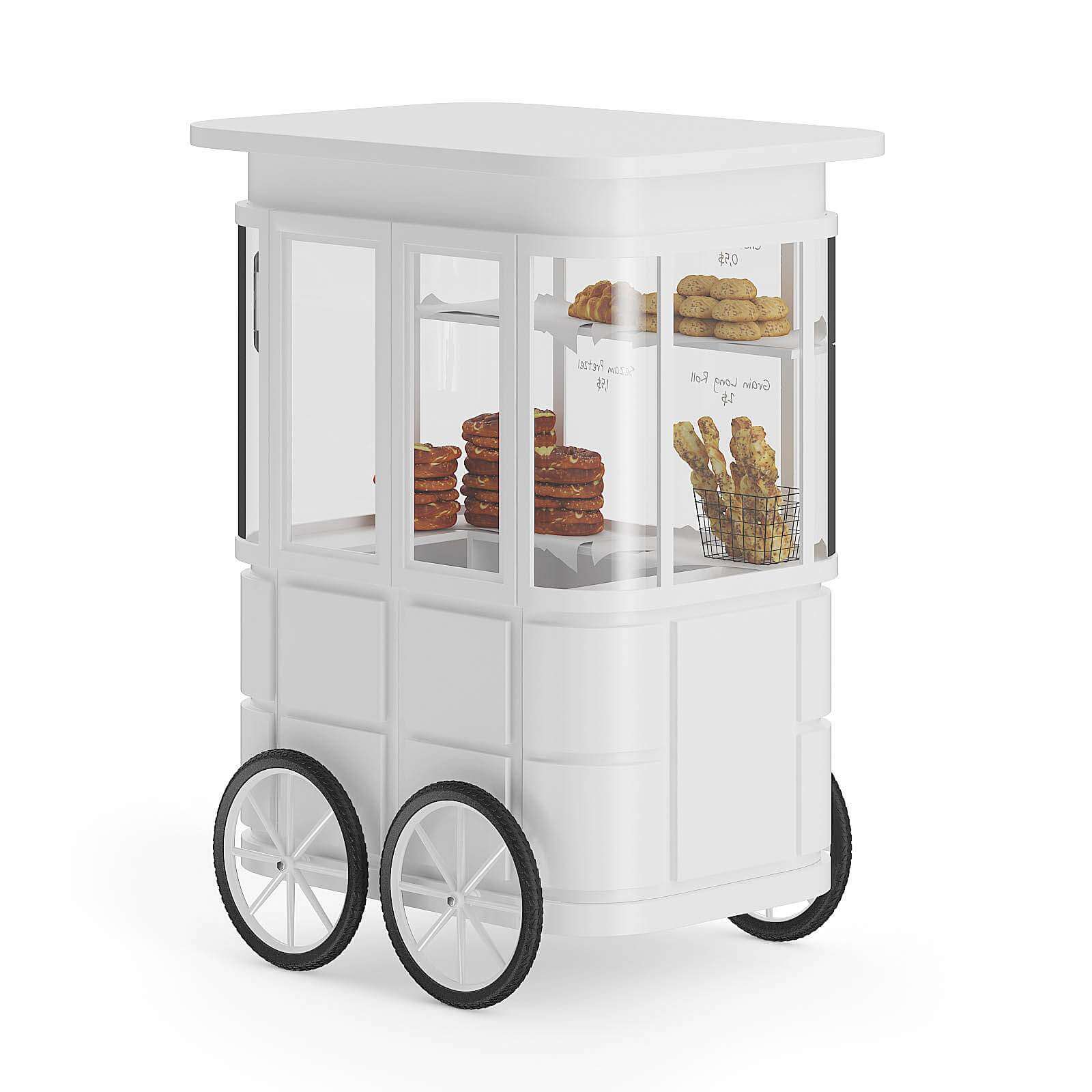 Pretzel Stall - 3D Model by cgaxis