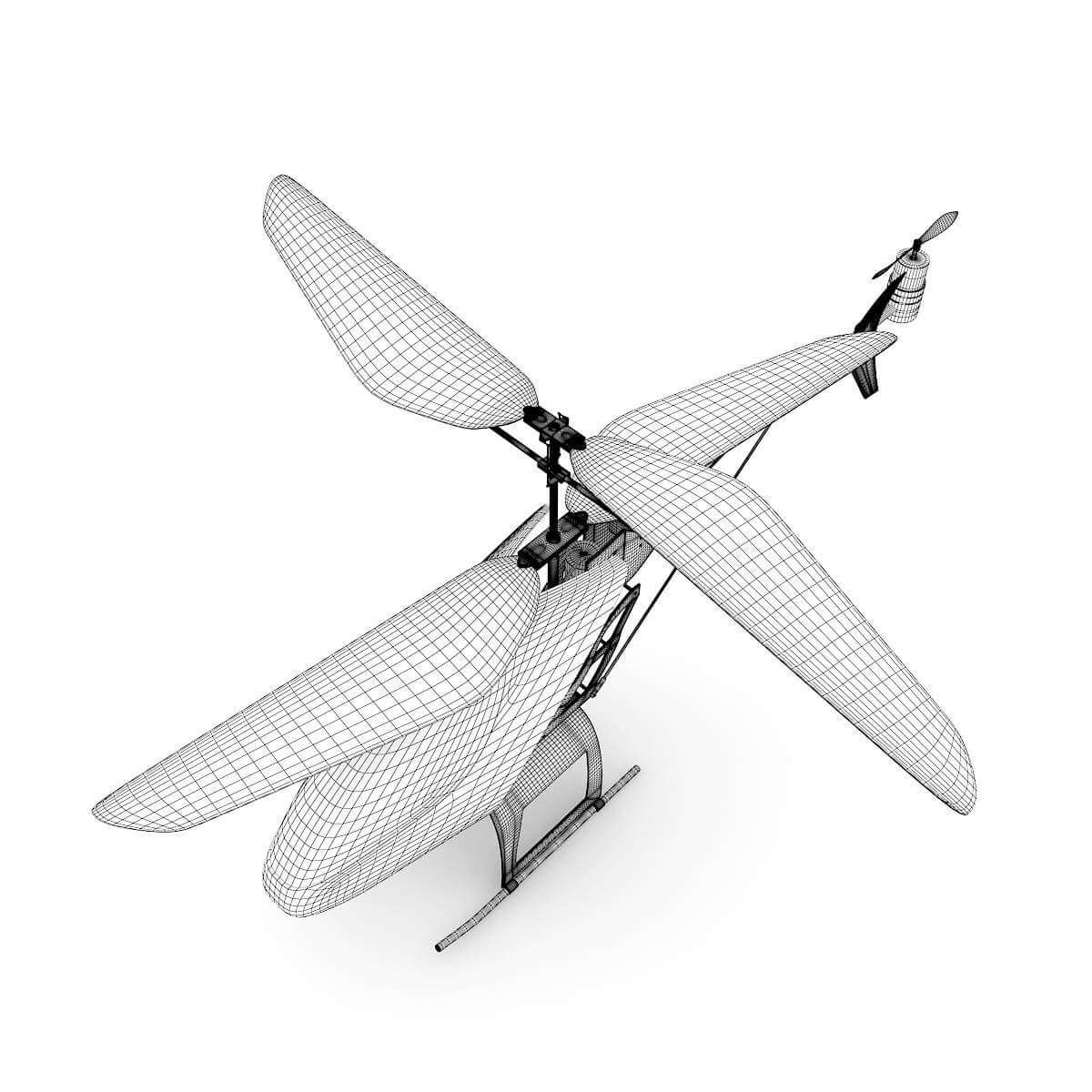 RC Helicopter - 3D Model by cgaxis