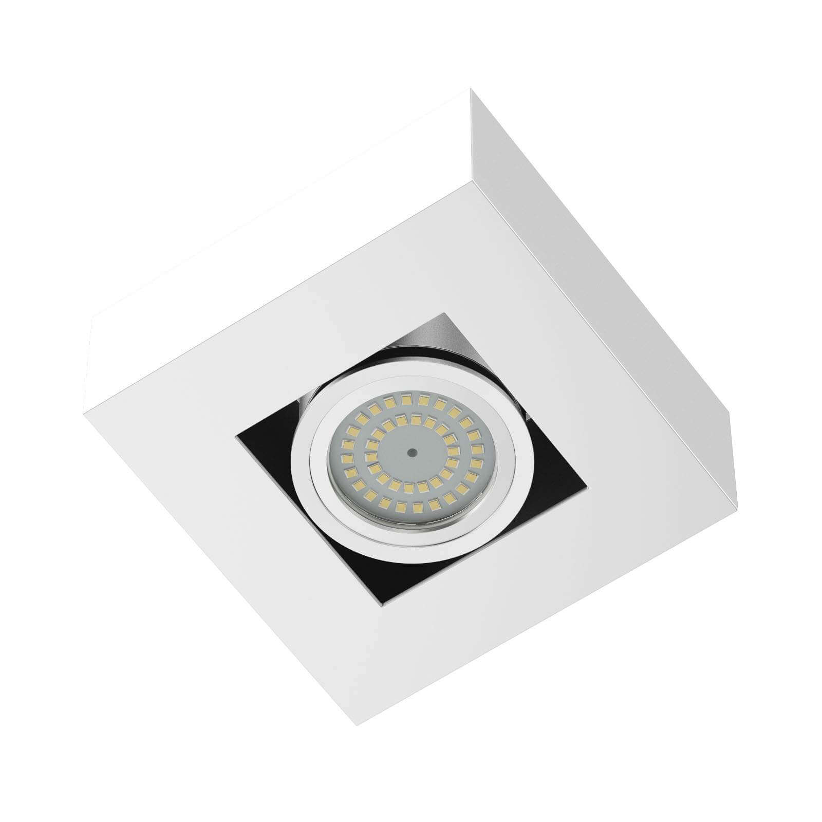 Rectangular Halogen Light - 3D Model by cgaxis