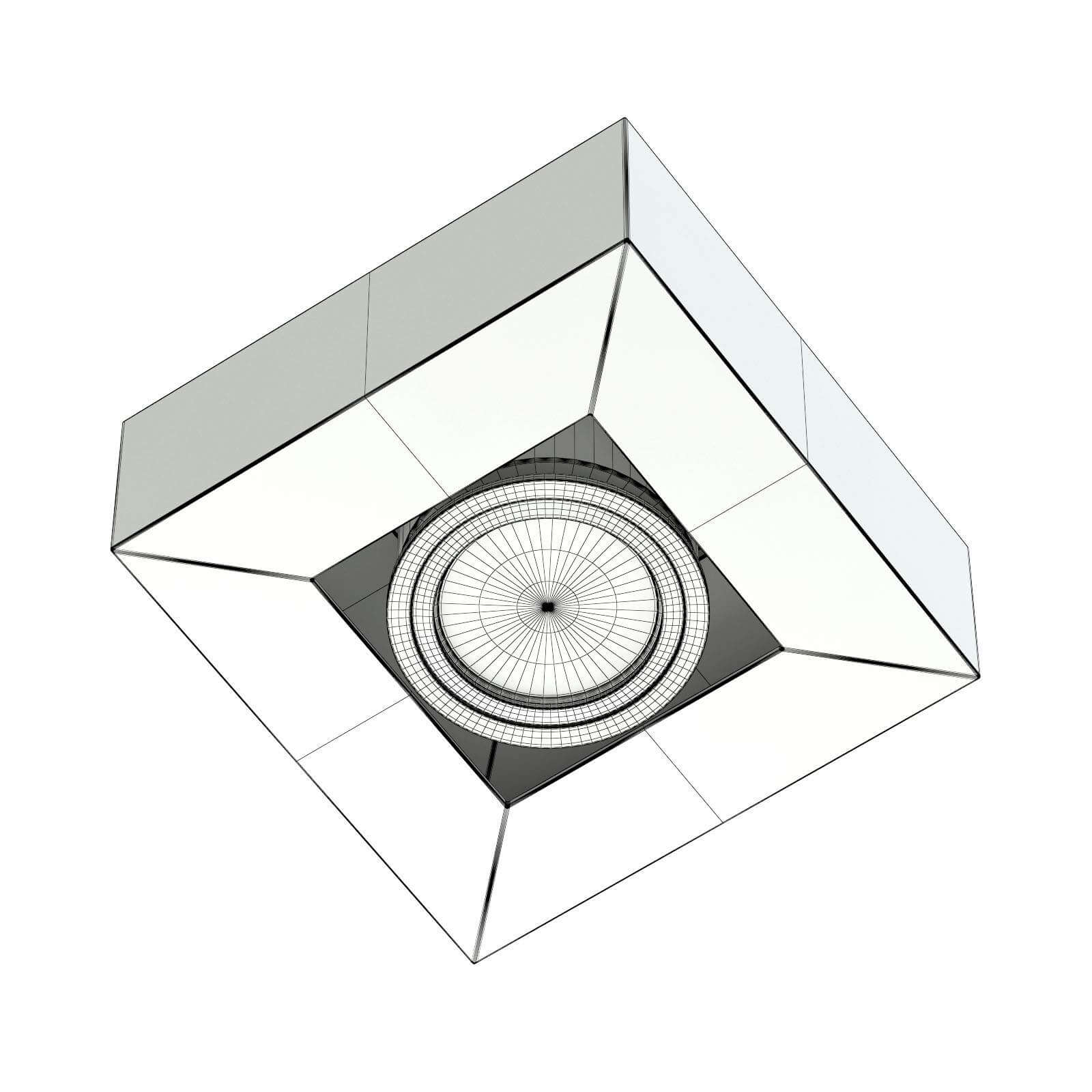 Rectangular Halogen Light - 3D Model by cgaxis