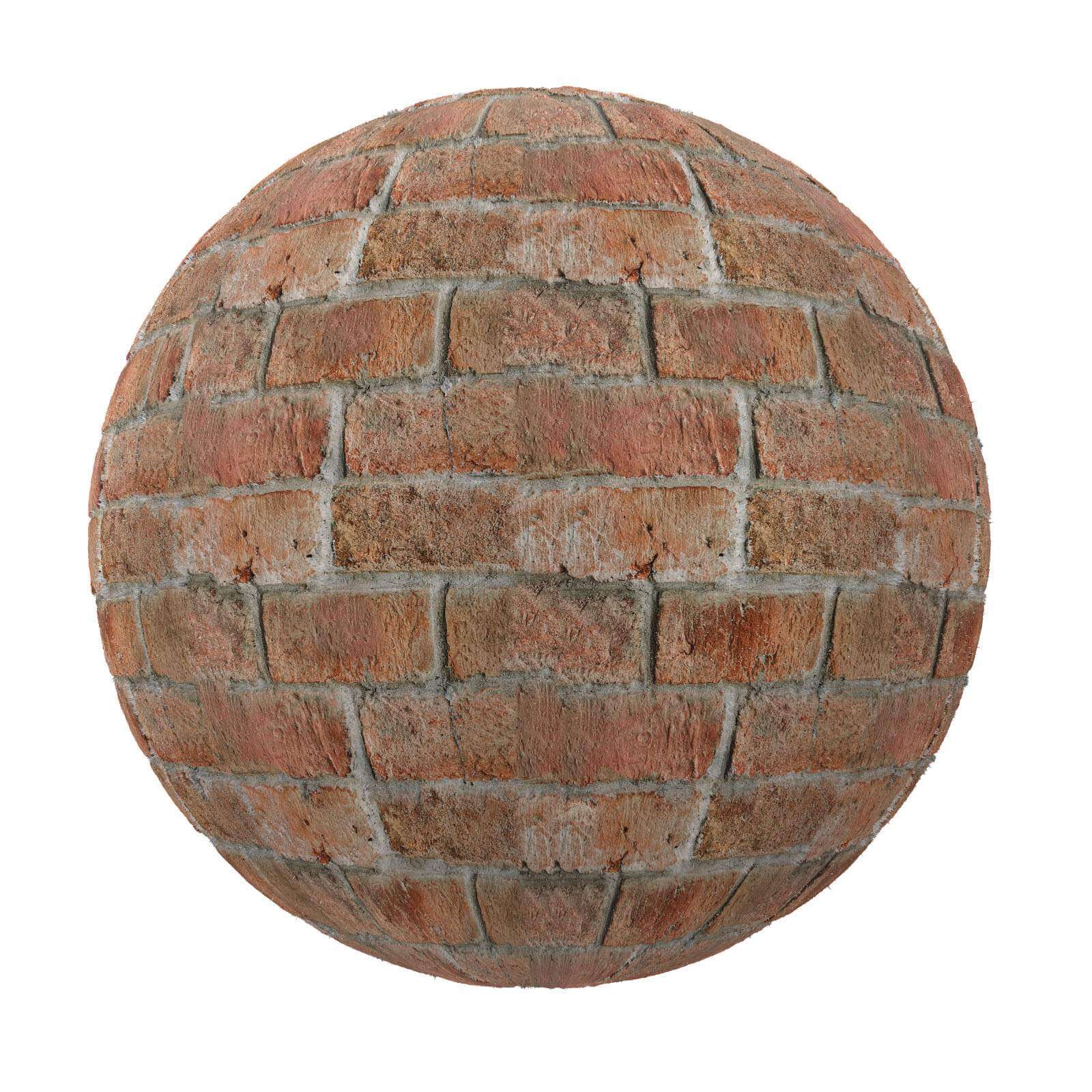 Red Brick Pavement PBR Texture by cgaxis