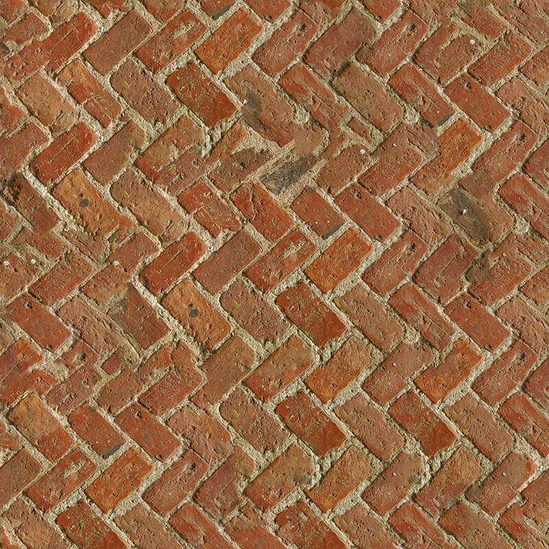 Red Brick Pavement PBR Texture by cgaxis