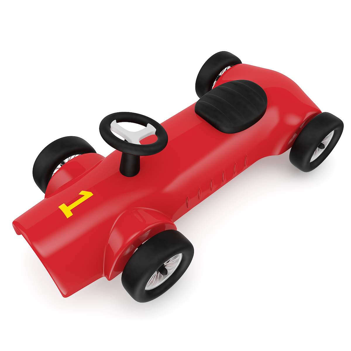 Red Car Toy - 3D Model by cgaxis