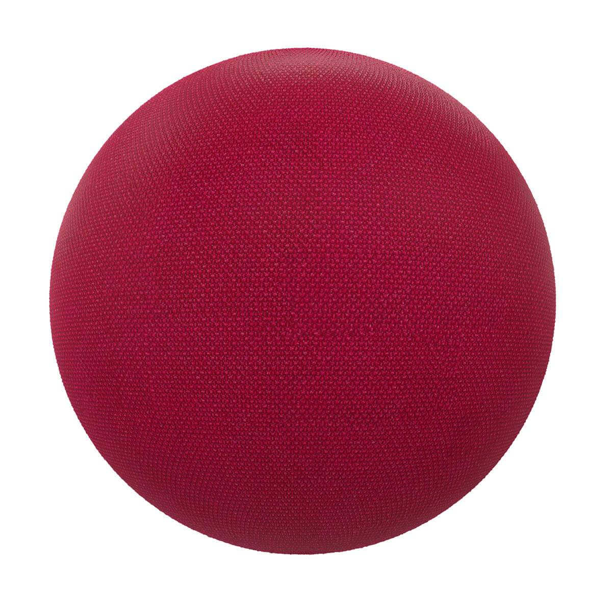 Red Fabric PBR Texture by cgaxis