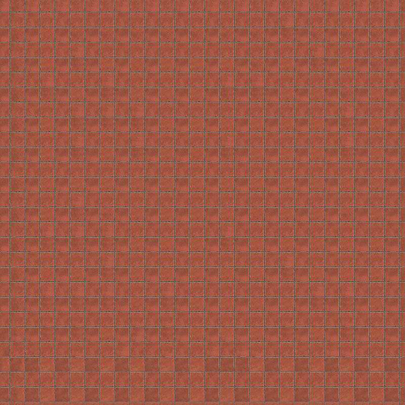 Red Tiles Pavement PBR Texture by cgaxis