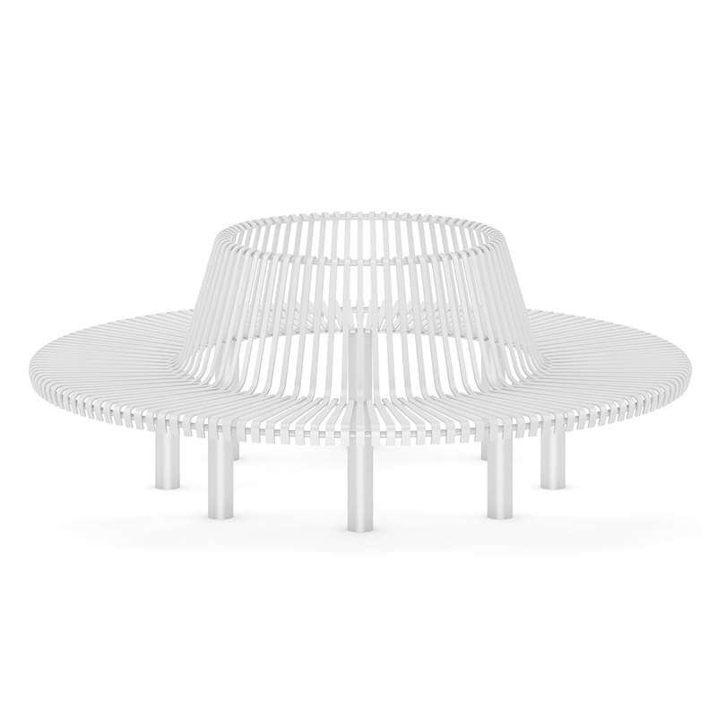 Round Bench - 3D Model by cgaxis