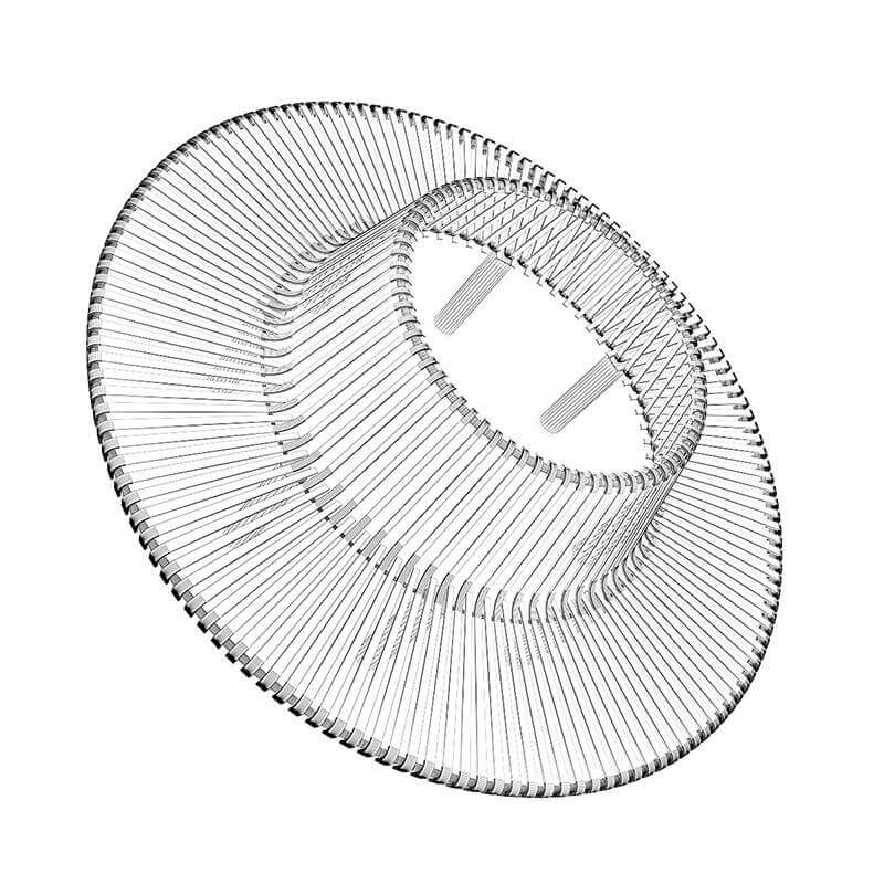 Round Bench - 3D Model by cgaxis