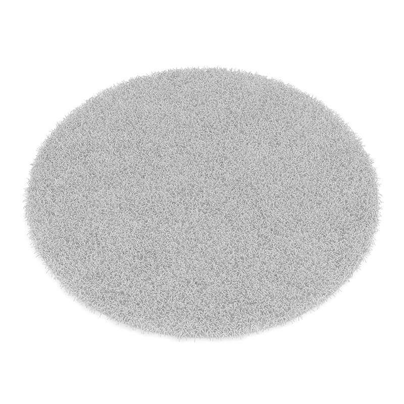 Round Light Grey Rug - 3D Model by cgaxis
