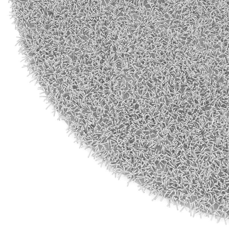 Round Light Grey Rug - 3D Model by cgaxis