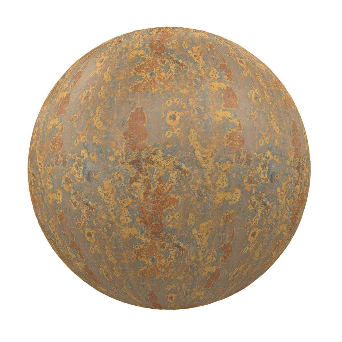 Rusty Metal PBR Texture by cgaxis