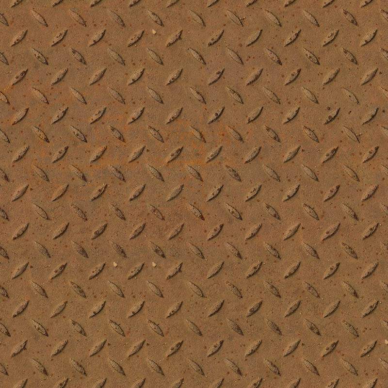 Rusty Patterned Metal PBR Texture by cgaxis