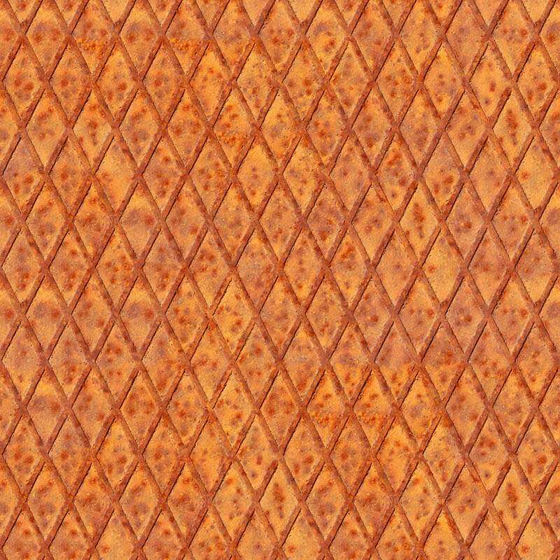 Rusty Patterned Metal PBR Texture by cgaxis