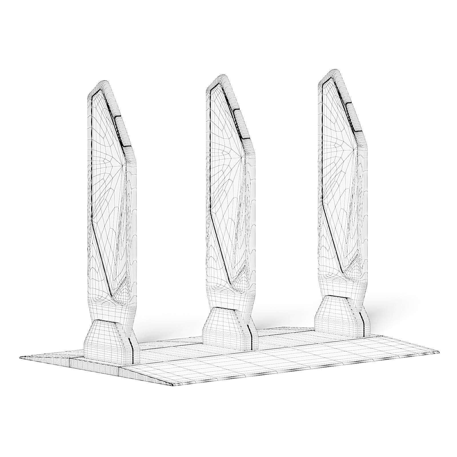 Security Gate - 3D Model by cgaxis