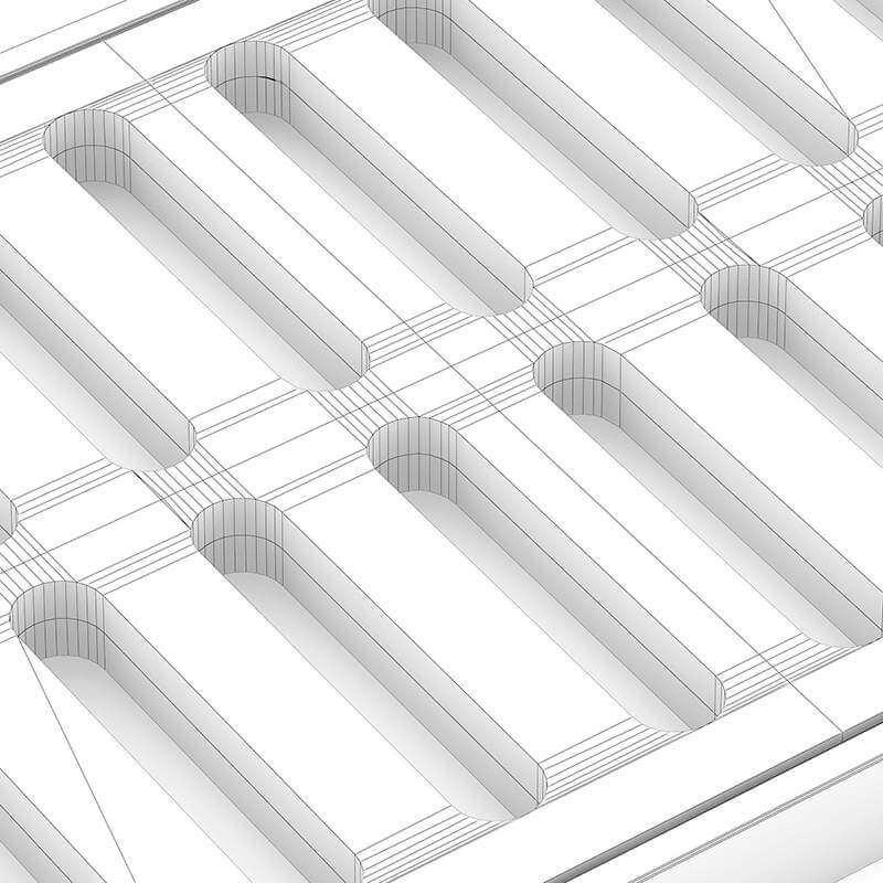 Sewage Grid - 3D Model by cgaxis