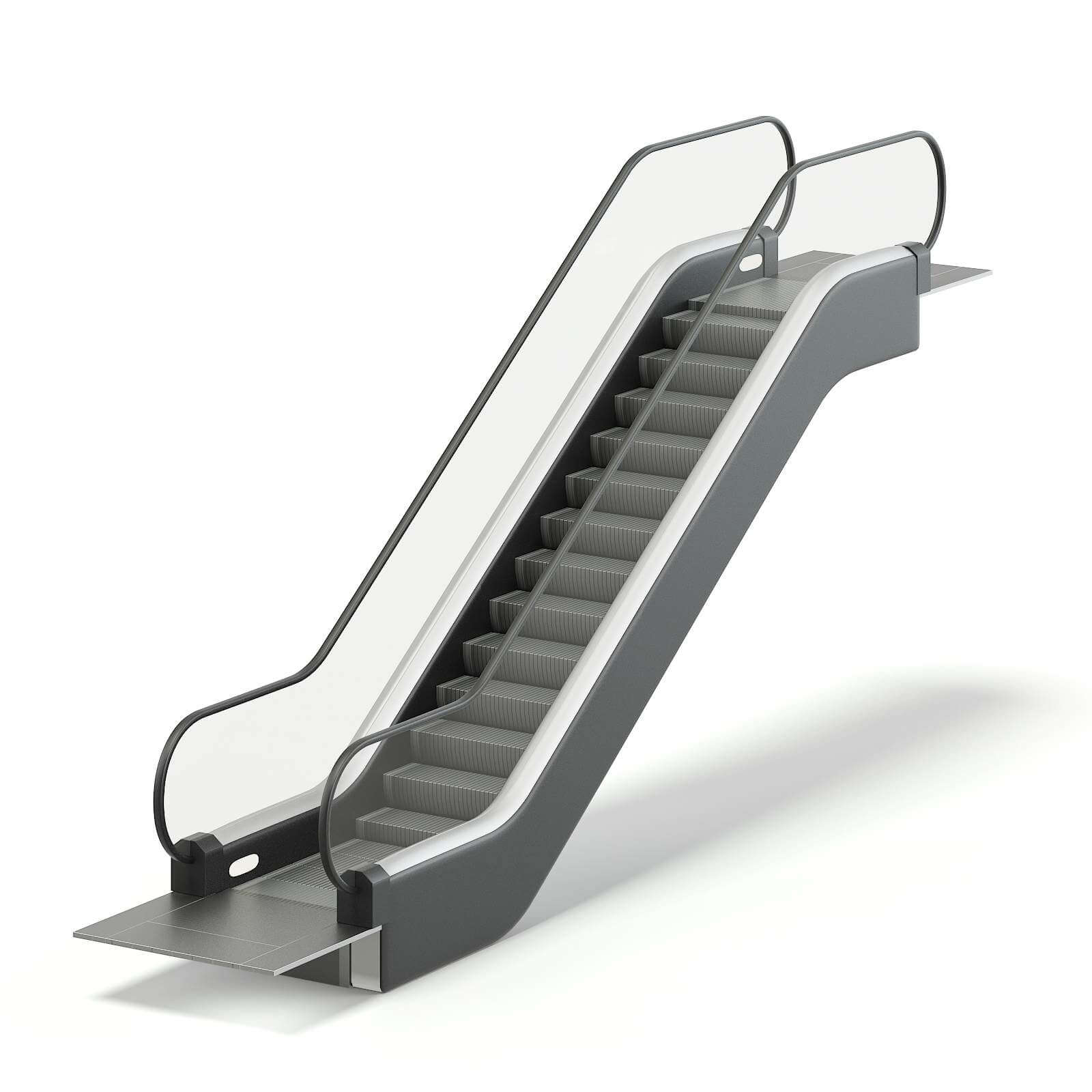 Short Escalator - 3D Model by cgaxis