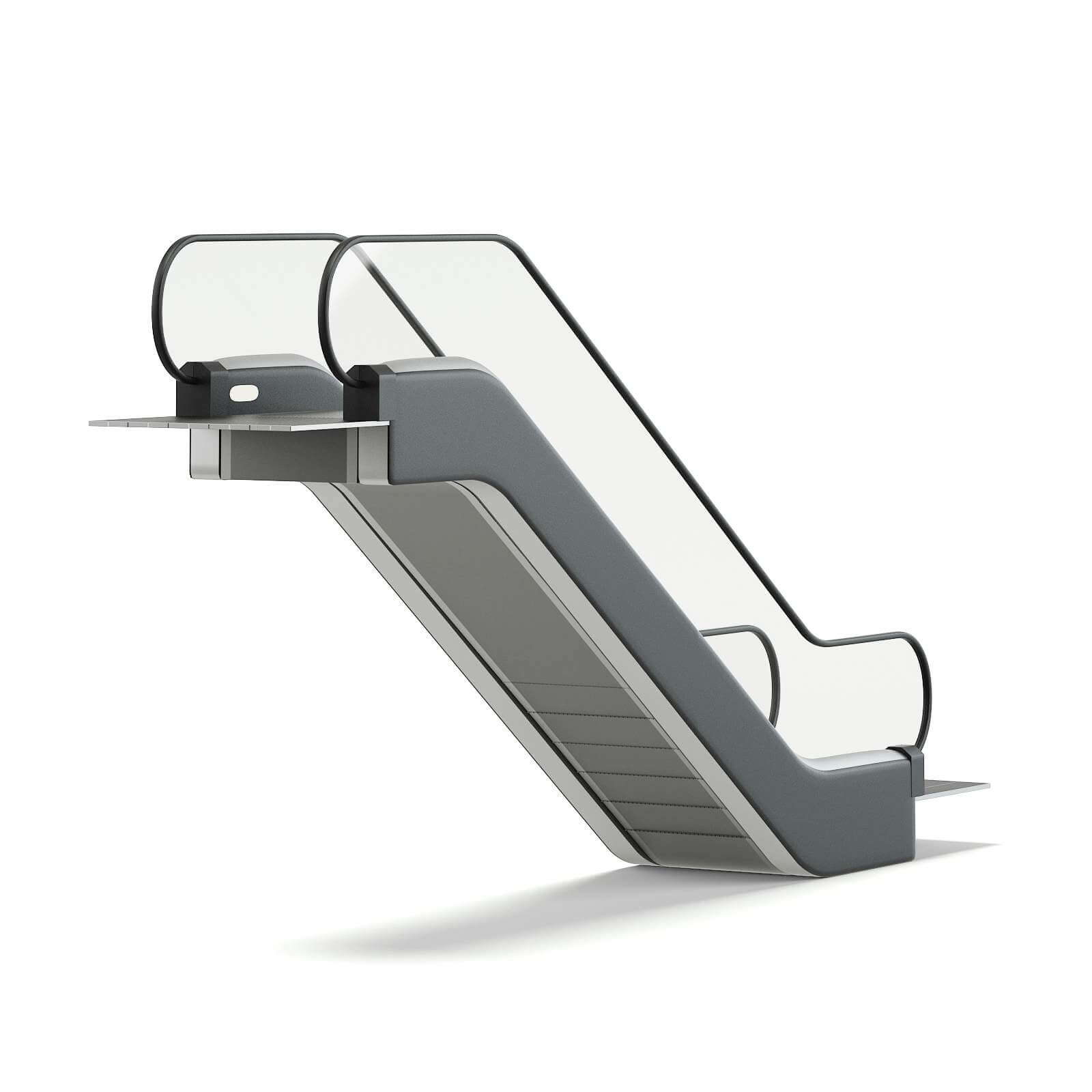Short Escalator - 3D Model by cgaxis