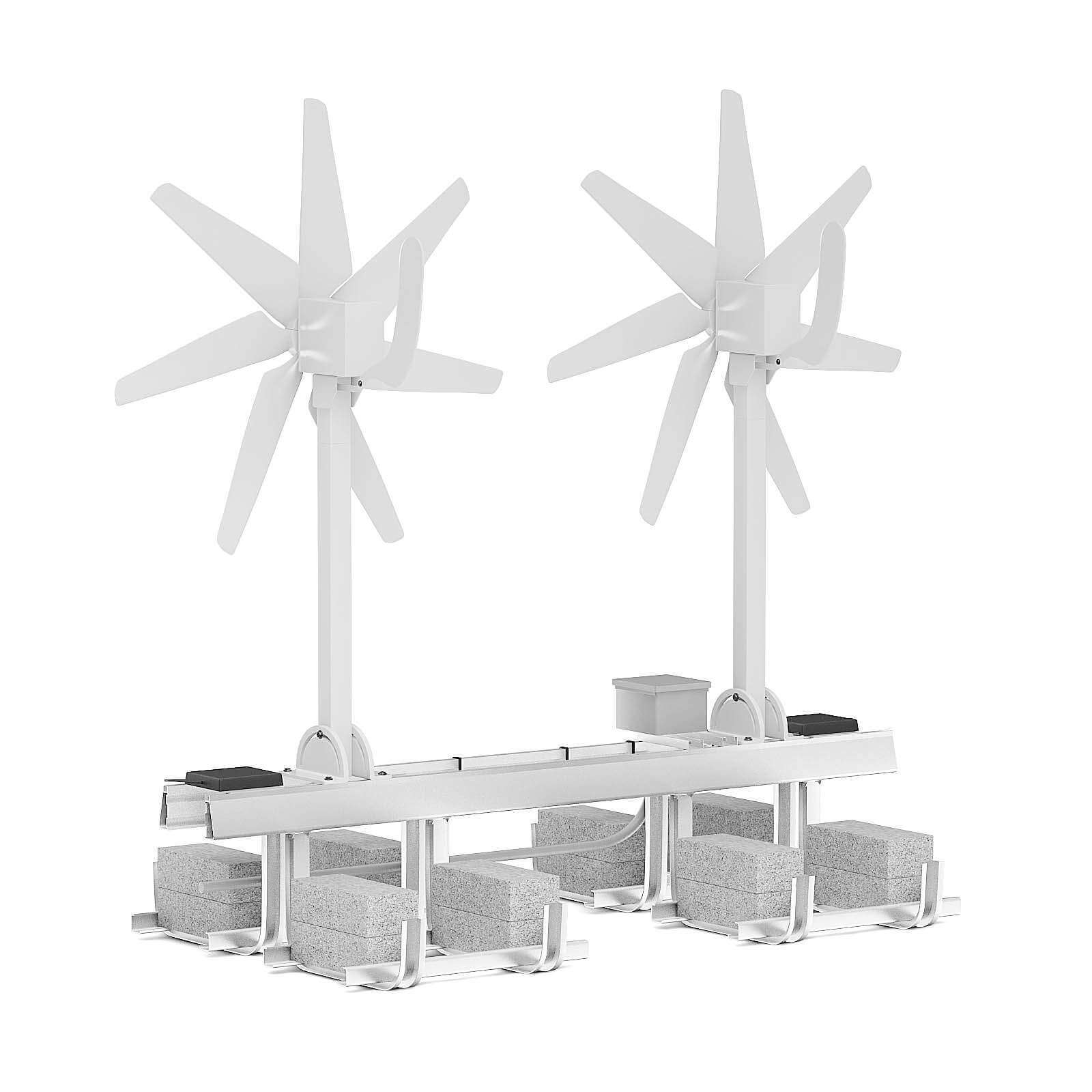 Small Wind Turbine - 3D Model by cgaxis