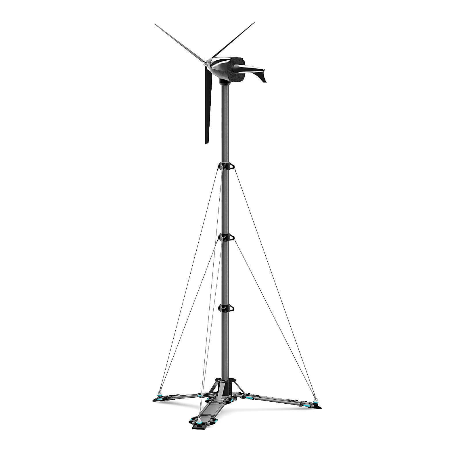 Small Wind Turbine - 3D Model by cgaxis