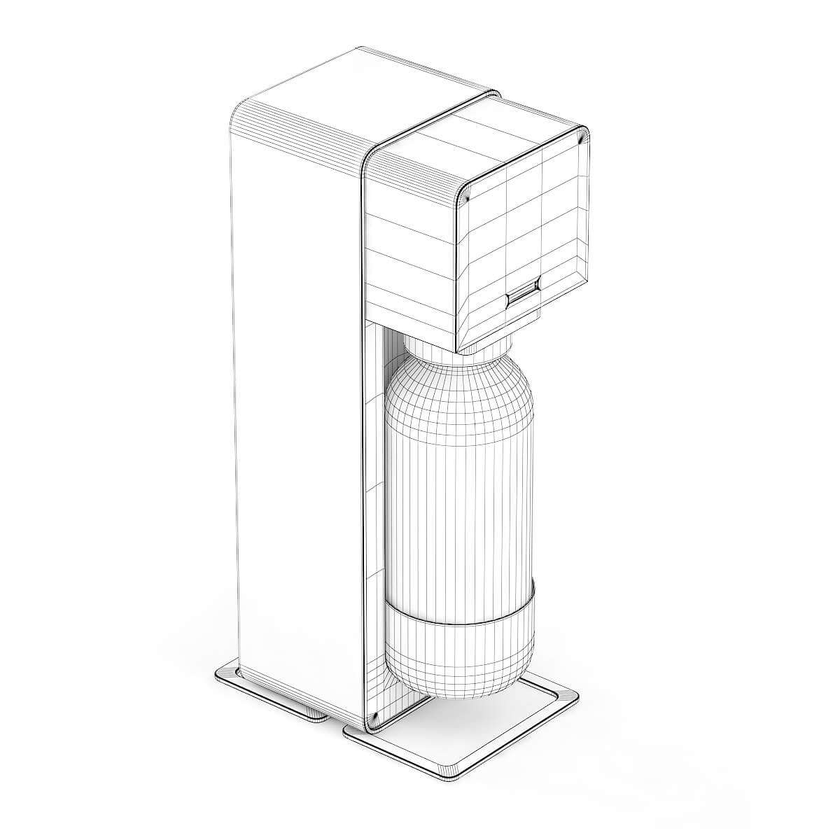 Soda Syphon - 3D Model by cgaxis