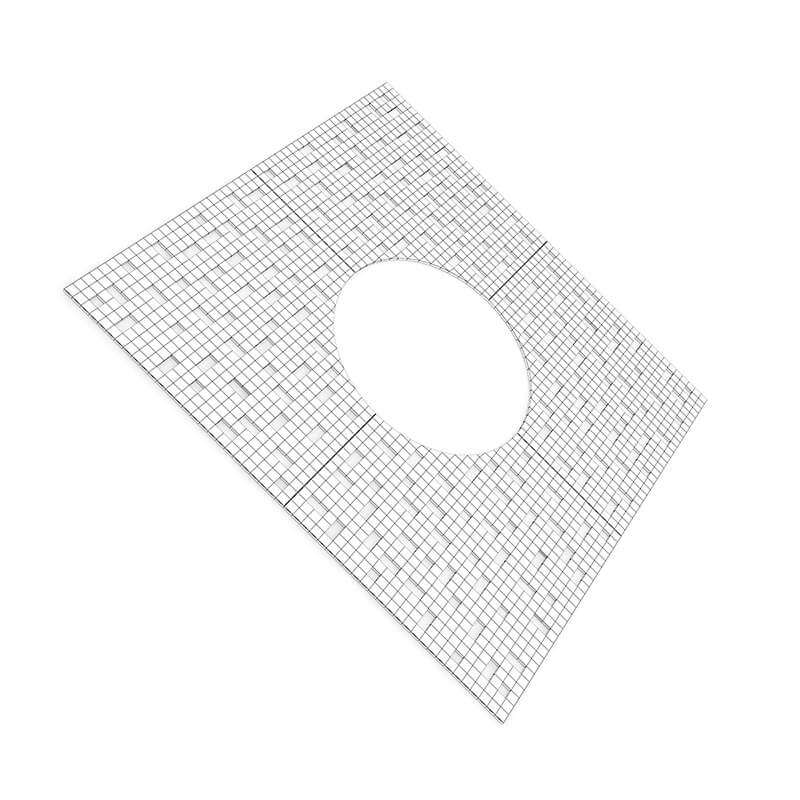 Square Metal Street Tile 2 - 3D Model by cgaxis
