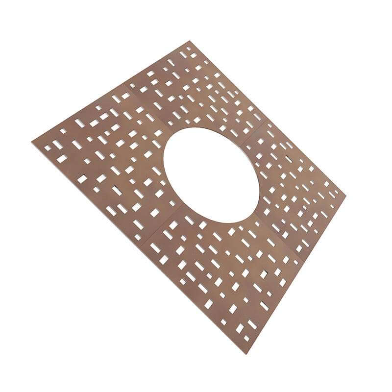 Square Metal Street Tile 2 - 3D Model by cgaxis