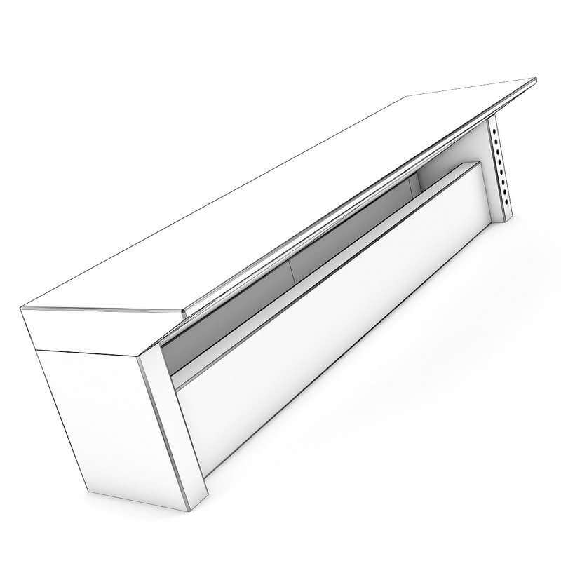 Standing Kitchen Hood 1 - 3D Model by cgaxis