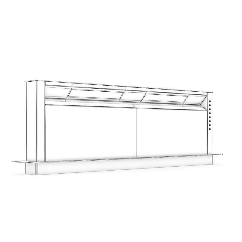 Standing Kitchen Hood 2 - 3D Model by cgaxis
