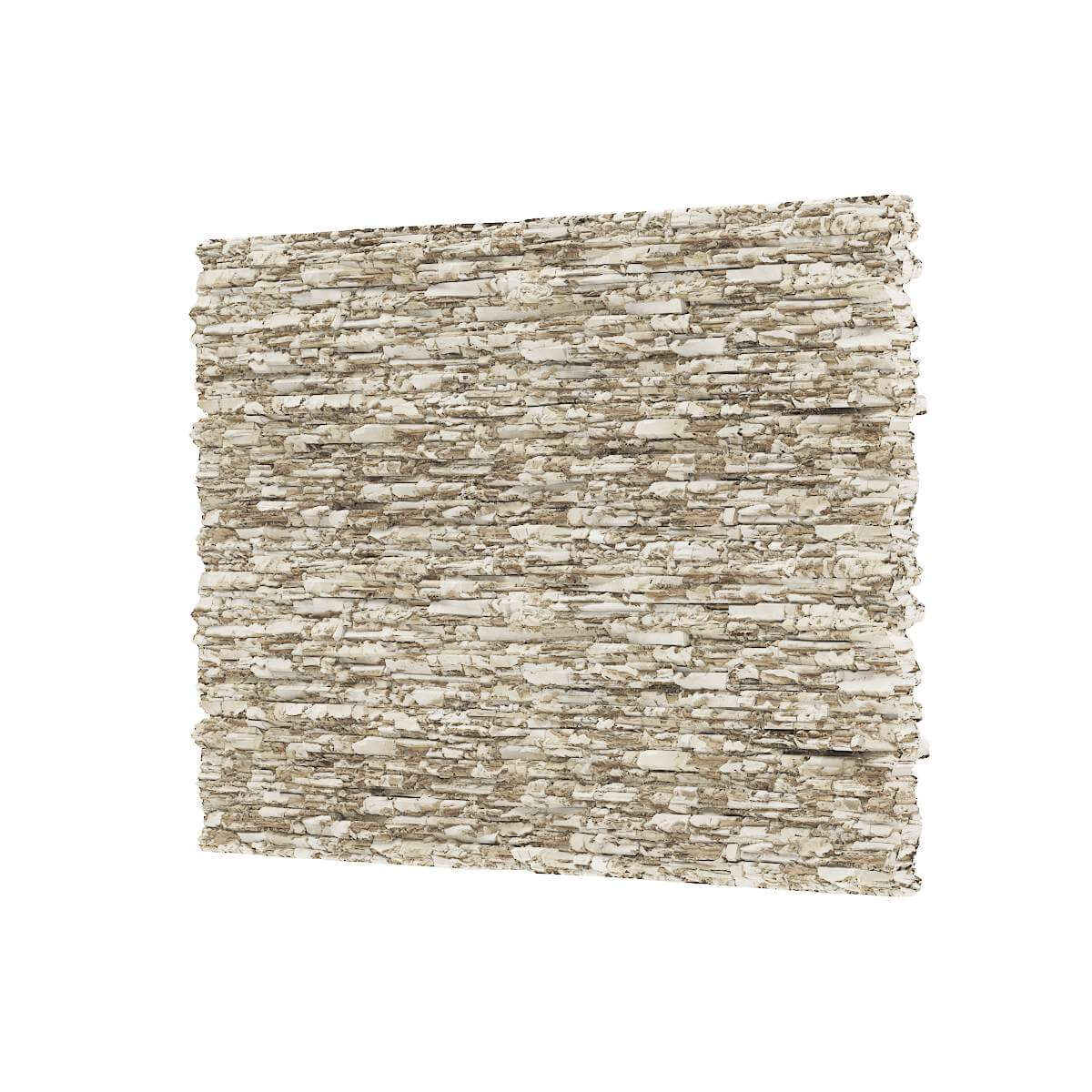 Stone Wall Panel - 3D Model by cgaxis