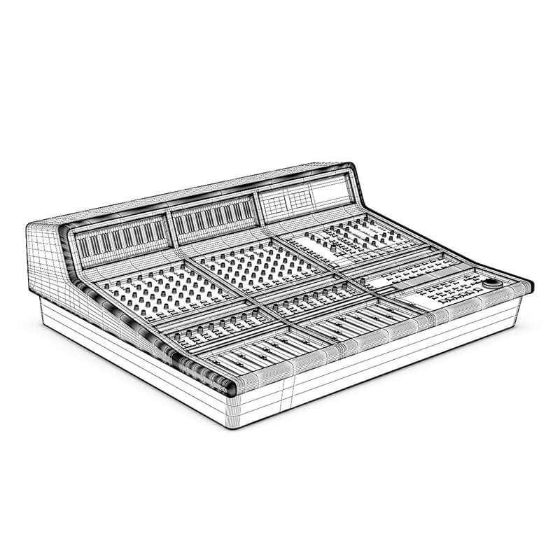 Studio Mixer - 3D Model by cgaxis