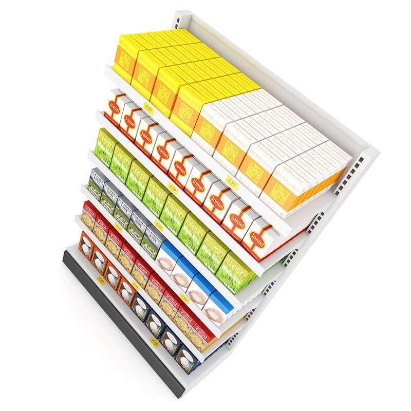 Supermarket Shelf 04 - 3D Model by cgaxis