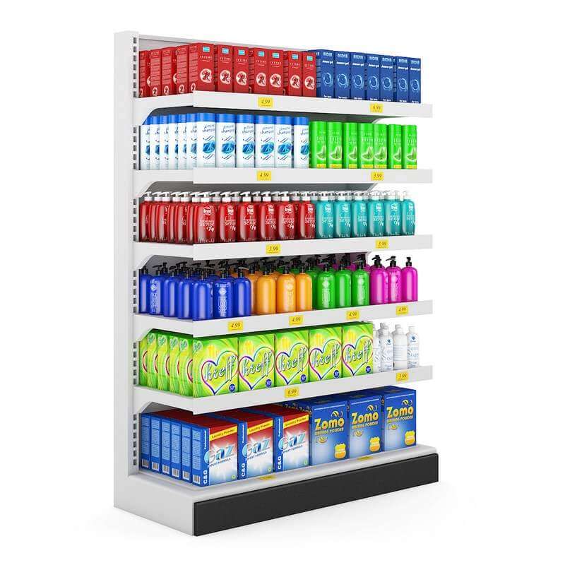 Supermarket Shelf 10 - 3D Model by cgaxis