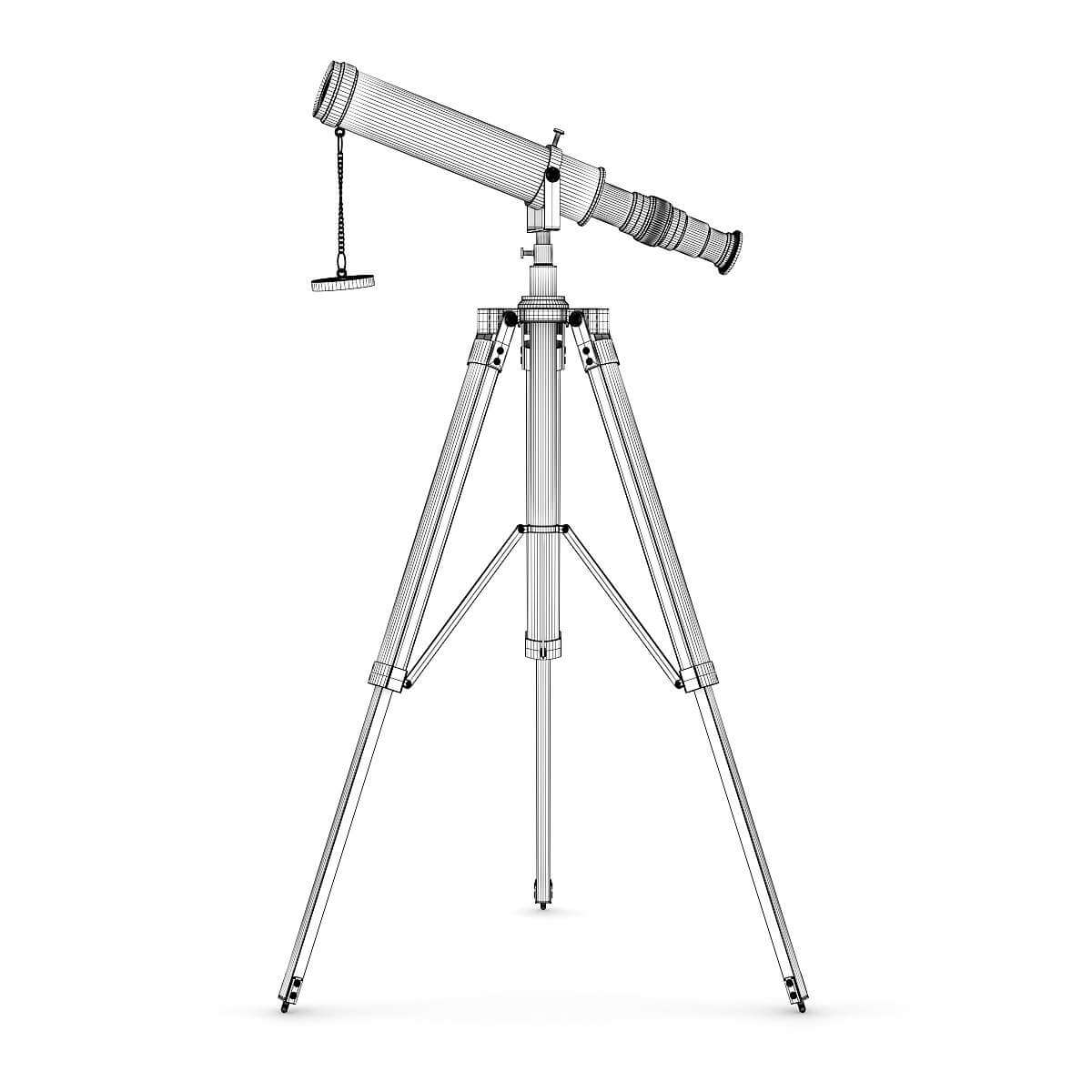 Telescope - 3D Model by cgaxis