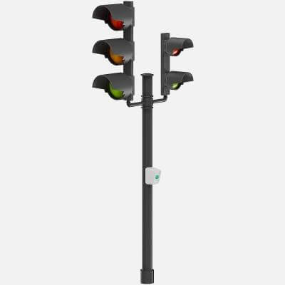 Traffic Lights - 3D Model by cgaxis