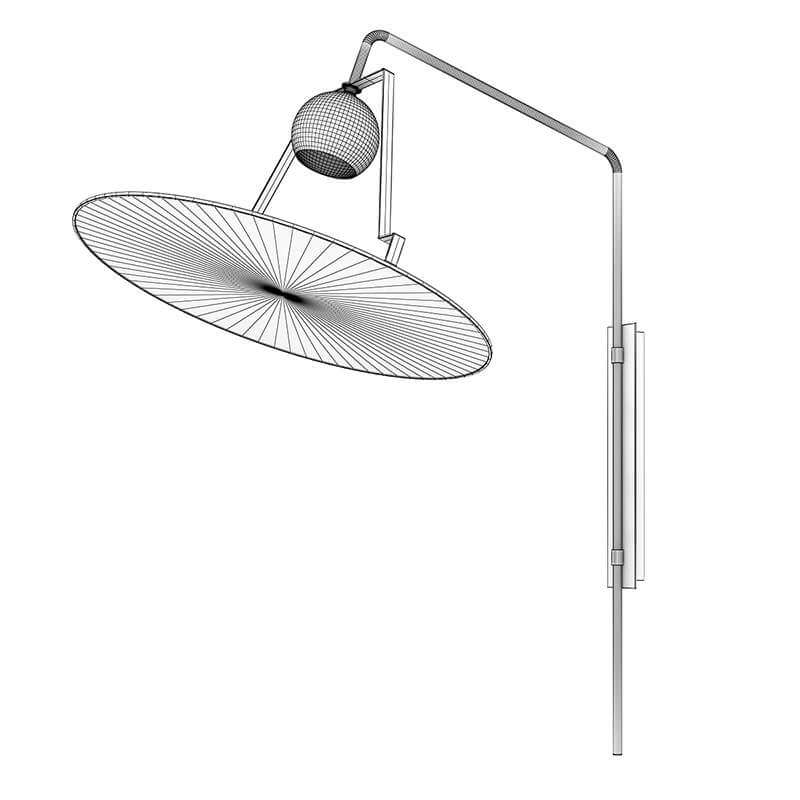 Wall Lamp with Diffuser - 3D Model by cgaxis