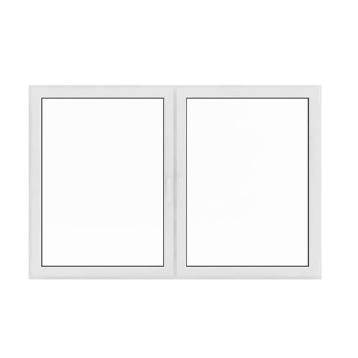 White Window (113.5 x 171 cm) - 3D Model by cgaxis