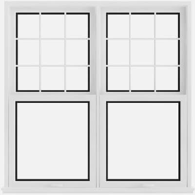 White Window (143.5 x 140 cm) - 3D Model by cgaxis